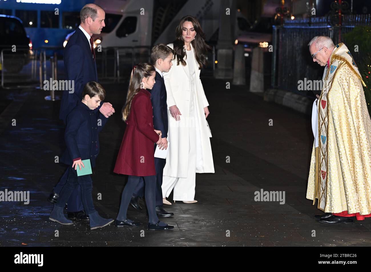 (left to right) Prince of Wales, Prince Louis, Princess Charlotte ...