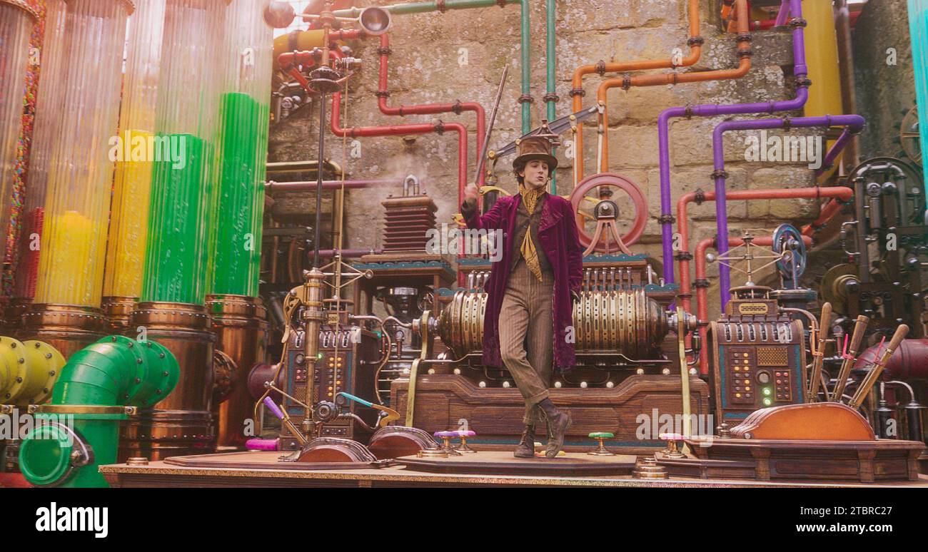 Timothée chalamet wonka hi-res stock photography and images - Alamy