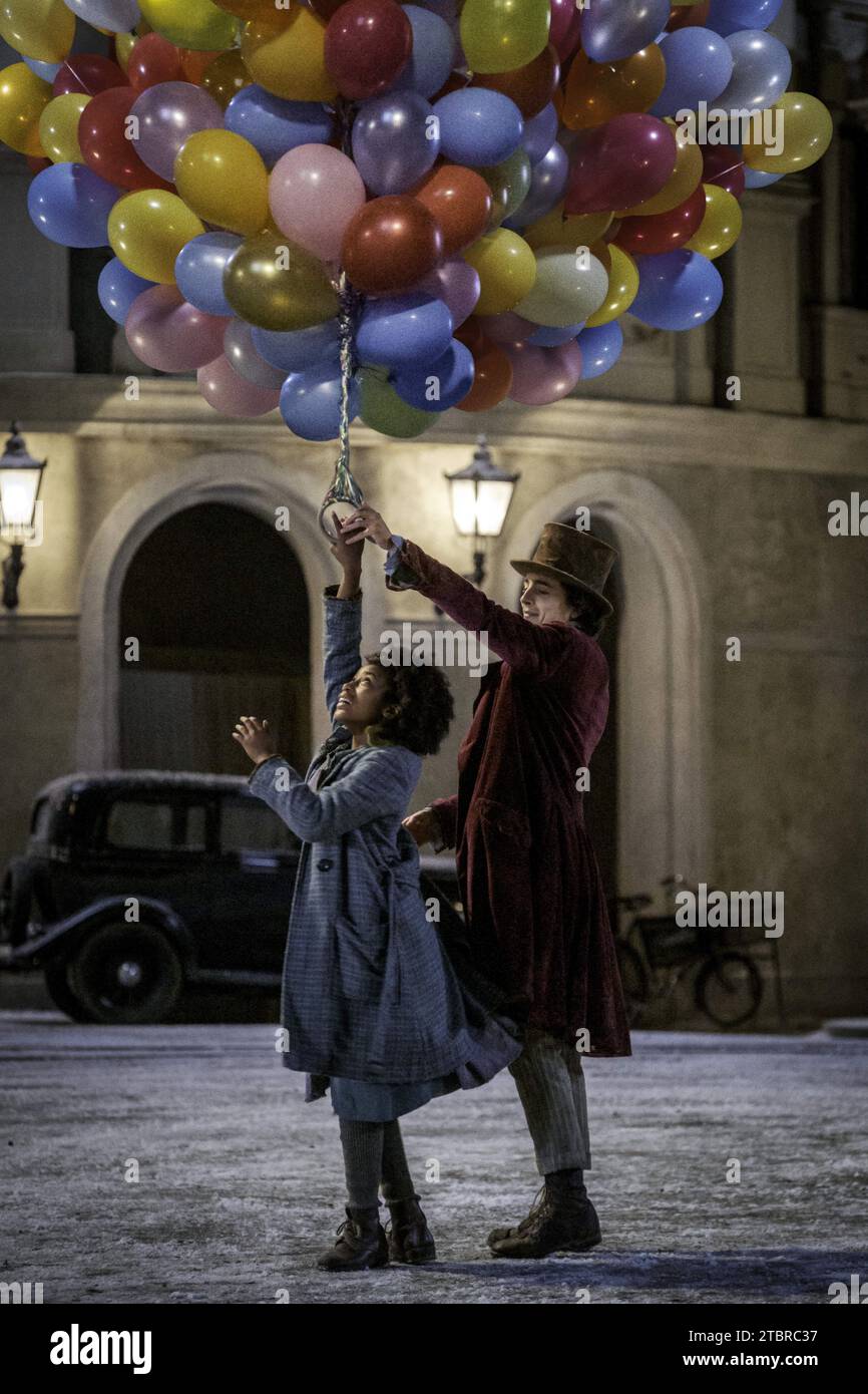 Timothee chalamet wonka still hi-res stock photography and images - Alamy