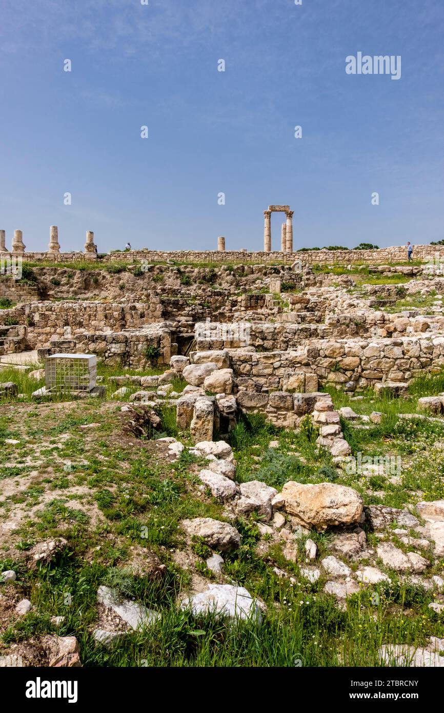 Citadel Hill, Amman, Jordan, Asia Stock Photo - Alamy