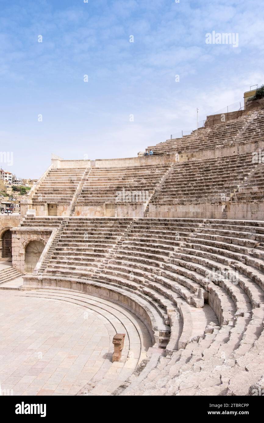 Roman amphitheater in Amman, Jordan, Asia Stock Photo - Alamy