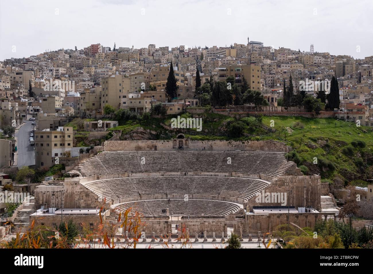Roman amphitheater in Amman, Jordan, Asia Stock Photo - Alamy