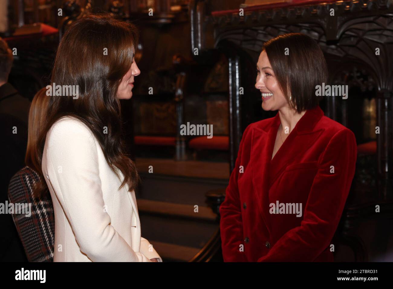 The Princess of Wales speaks with Emma Willis ahead of the Royal Carols ...