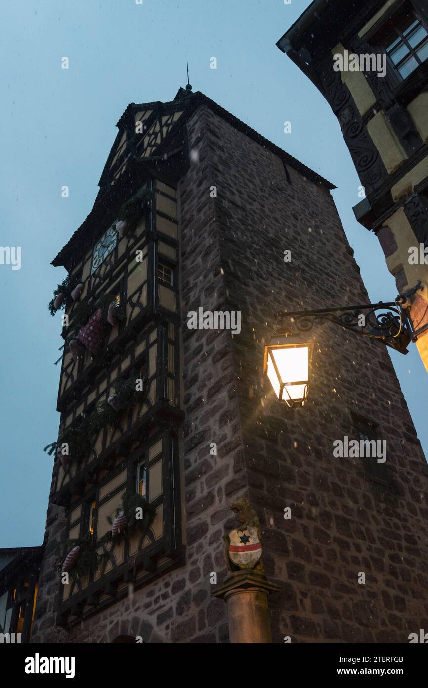 monument "dolder tower" from france, riquewihr Stock Photo - Alamy