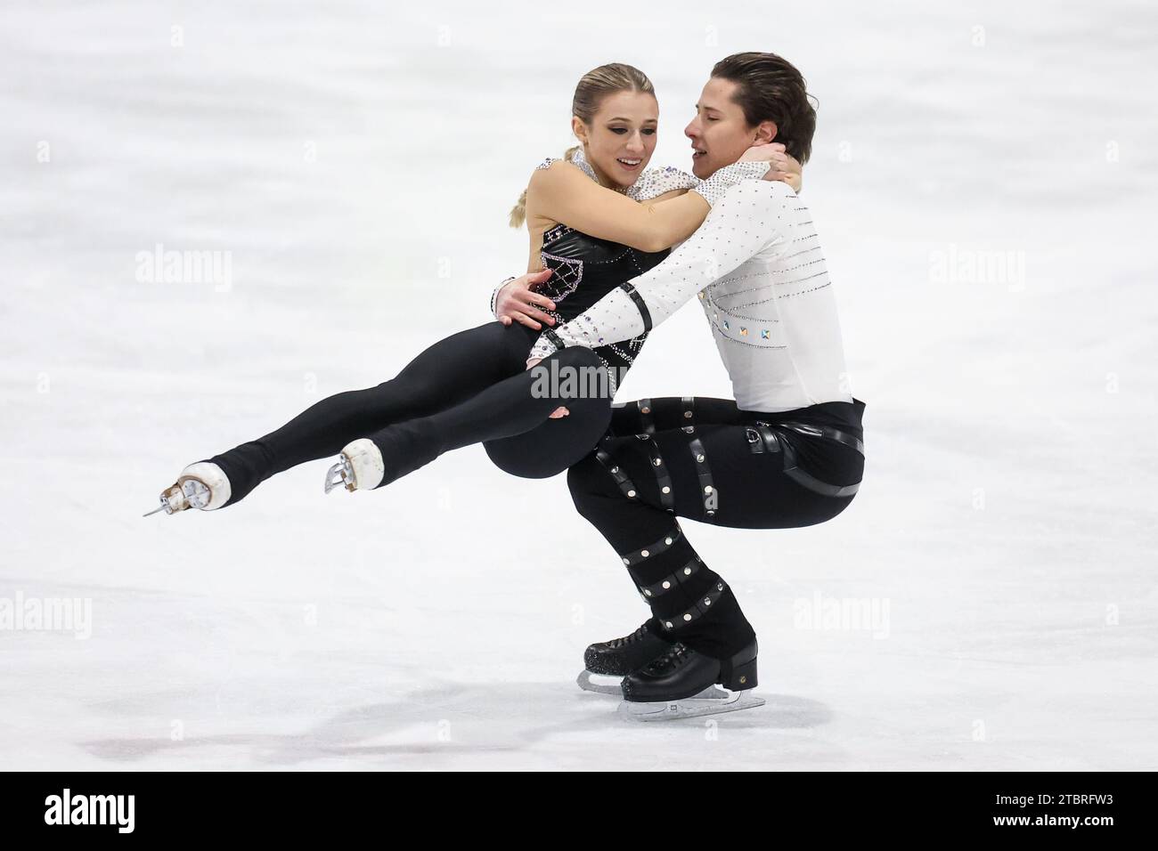 Zagreb, Croatia. 08th Dec, 2023. Emilea Zingas and Vadym Kolesnik of ...