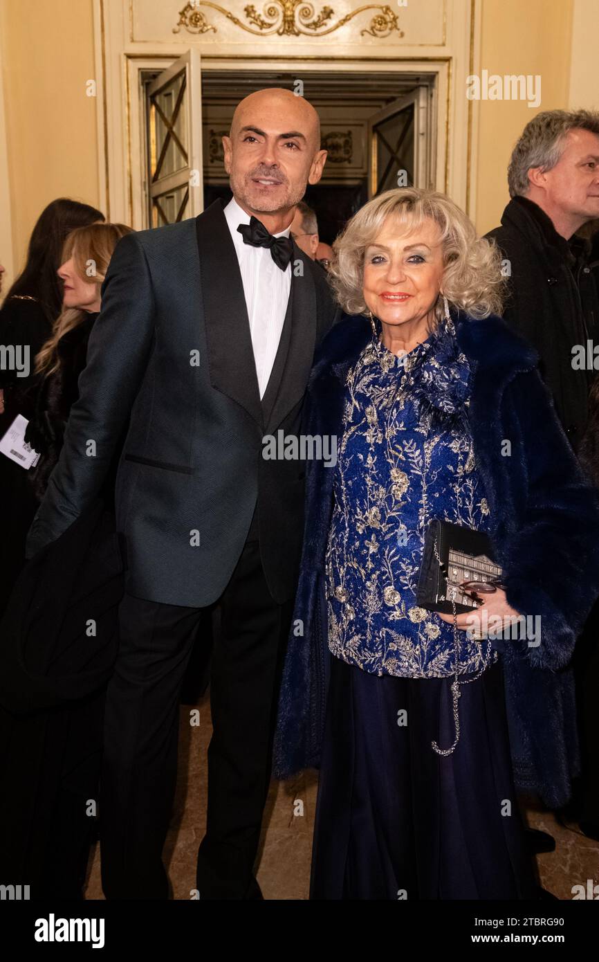 Enzo Miccio , Daniela Javarone Premiere at La Scala Theatre -Don Carlo ...