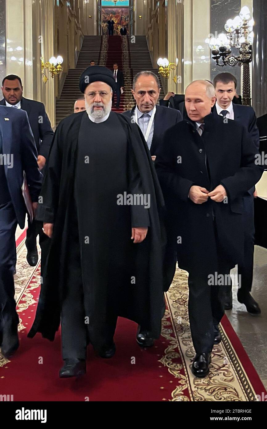 December 7, 2023, Moscow, Russia: Russian President VLADIMIR PUTIN (R ...