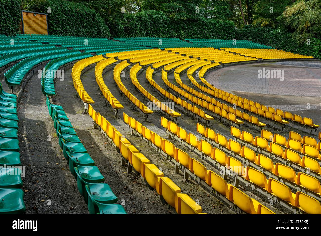 Germany, Lower Saxony, East Frisia, Wiesmoor, Open-air stage Stock ...