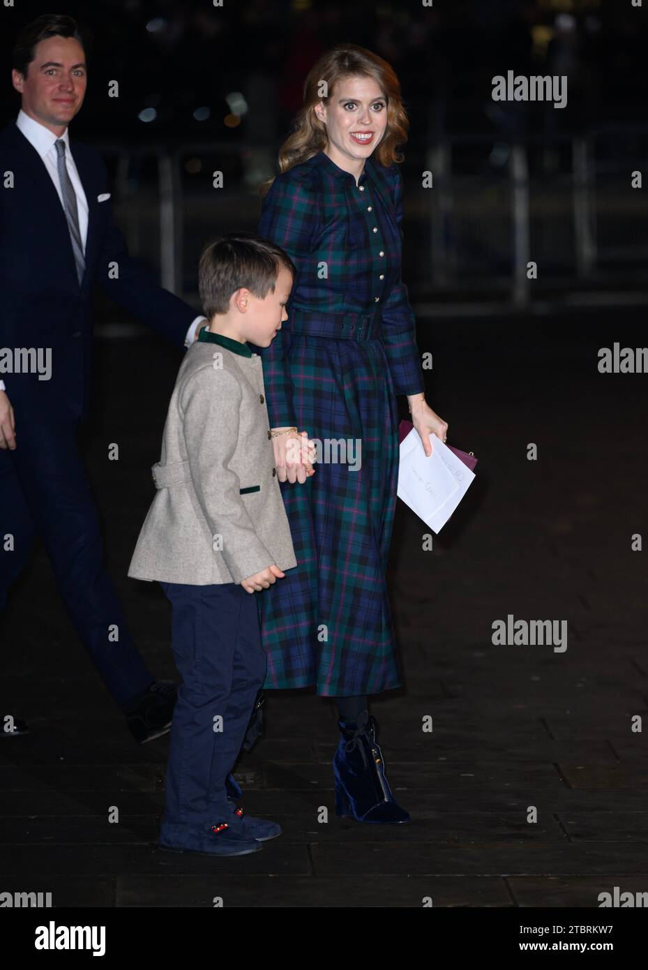 London, UK. December 8th, 2023. Princess Beatrice, Edoardo Mapelli ...