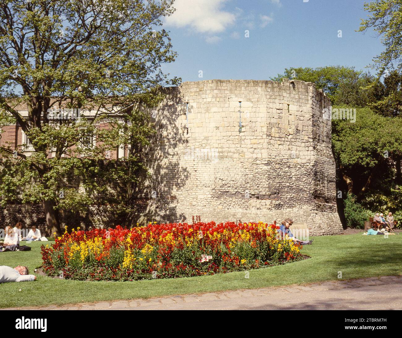 The Multangular Tower in York Stock Photo - Alamy