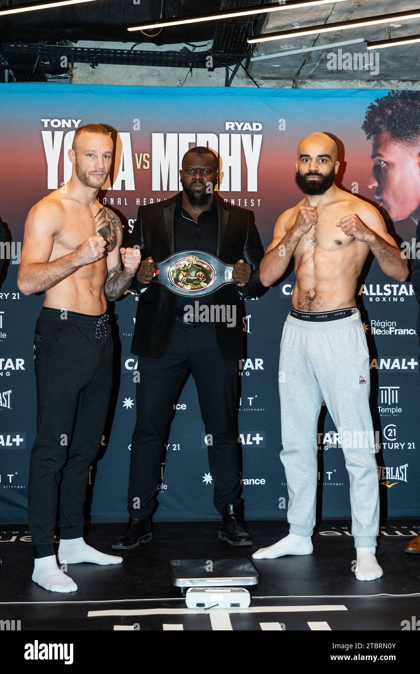 Paris, France. 08th Dec, 2023. French boxer Dylan Colin and French ...