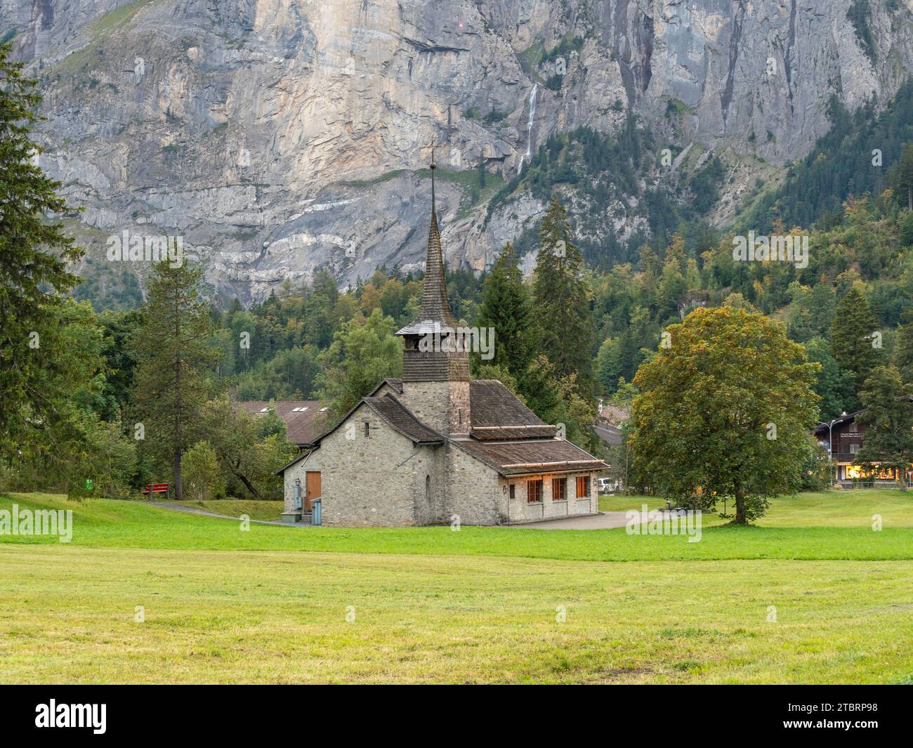 St marys church in kandersteg hi-res stock photography and images - Alamy