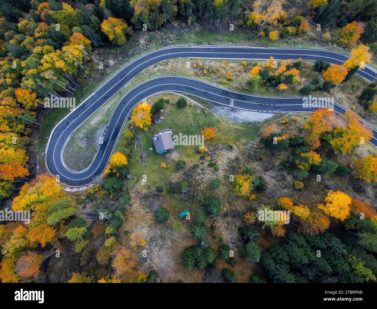 Aerial view of mauria alpine road hi-res stock photography and images ...