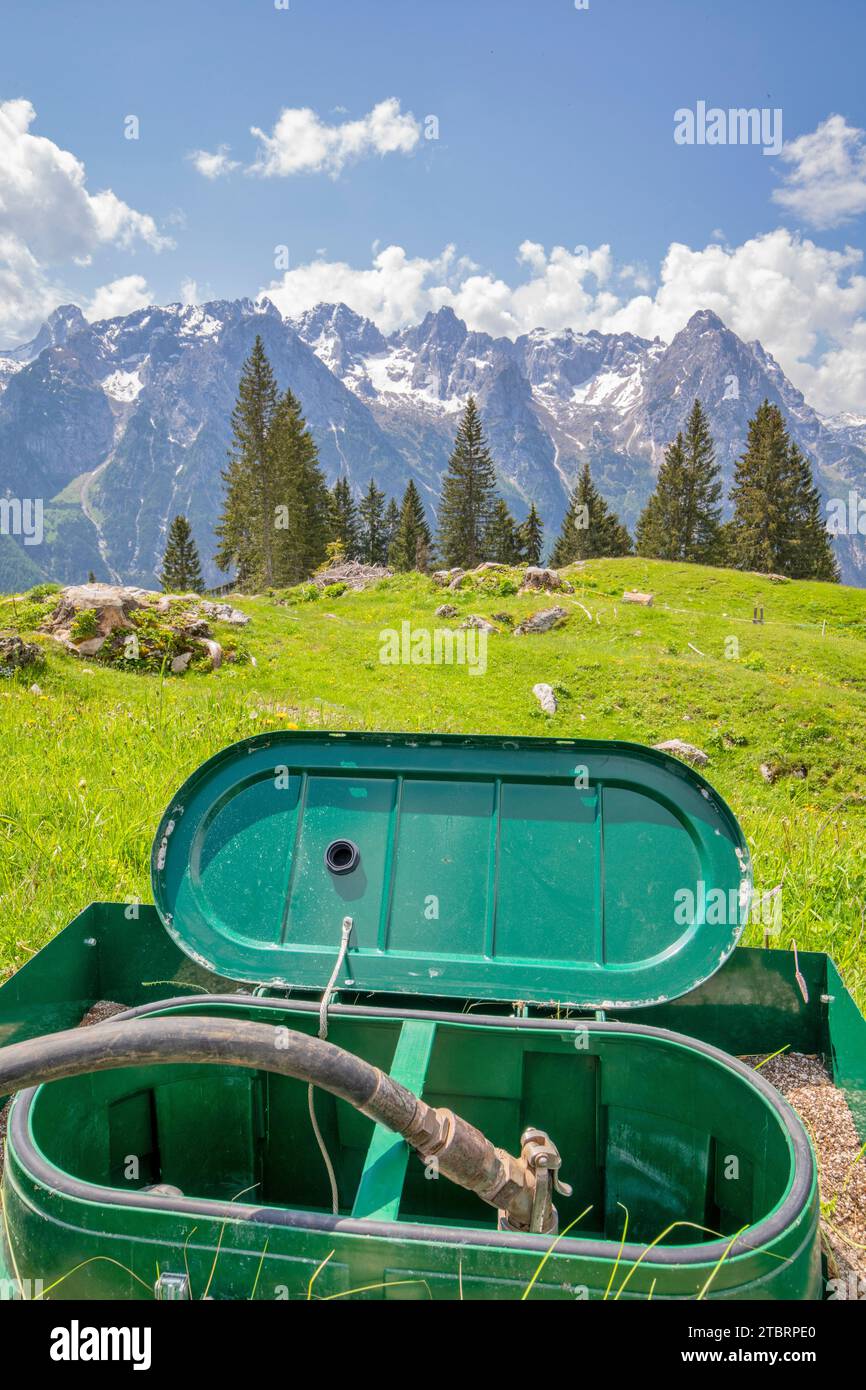 refueling of LPG gas in an underground tank at a structure located in ...