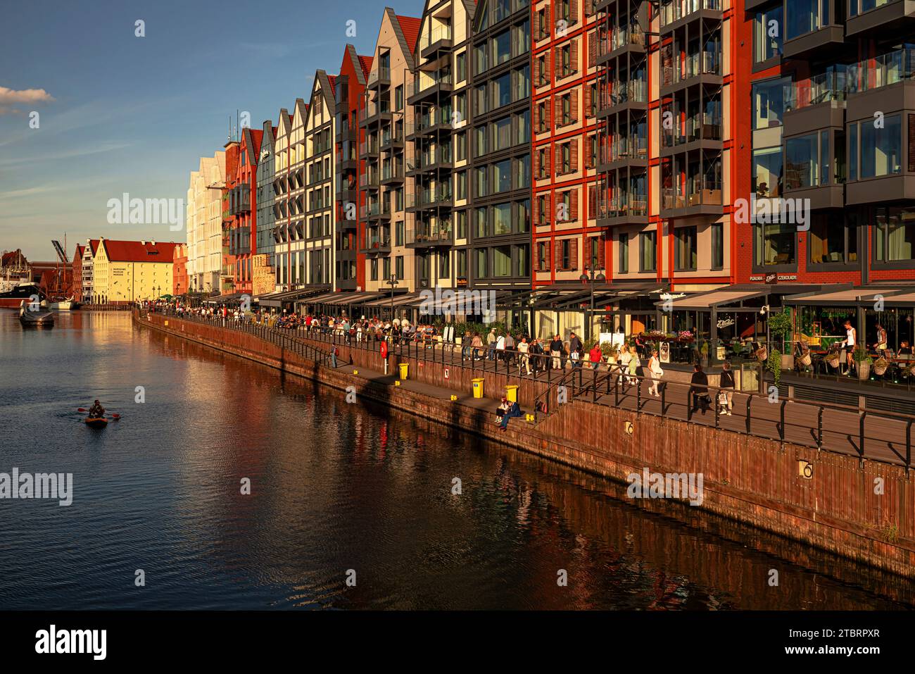 Harbor promenade, Gdansk, Poland Stock Photo - Alamy