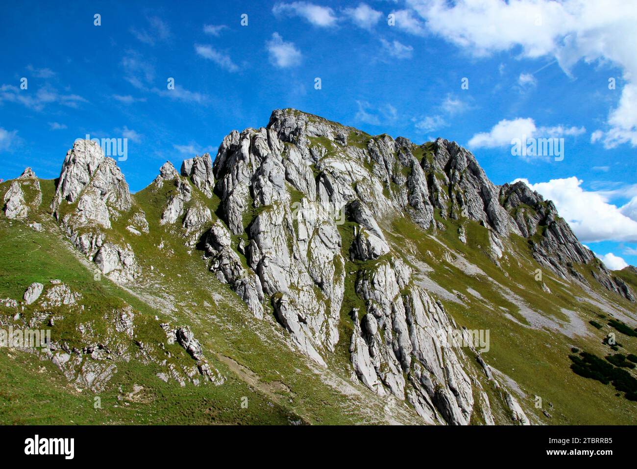View to the Torkopf 2014m, in front of a white-blue sky, dream tour ...