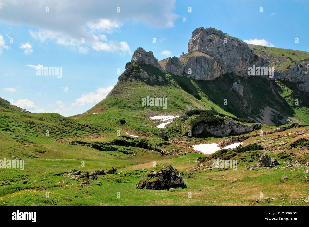 summer hike to the Rofanspitze, Achensee region, Rofan, Rofan mountains ...