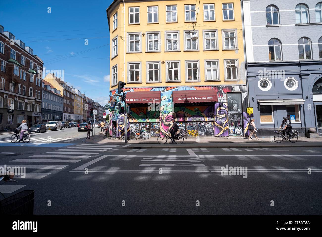 Zebra crossing copenhagen hi-res stock photography and images - Alamy