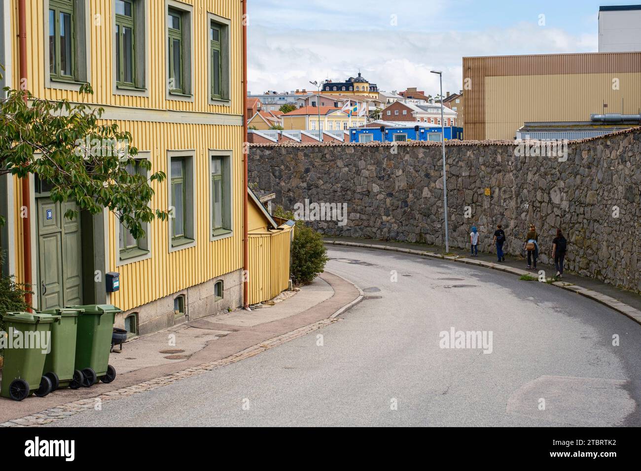 Street scene in Karlskrona, Sweden Stock Photo - Alamy
