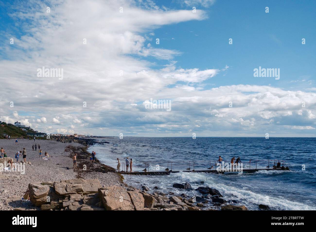 Sea bath in Mölle, Sweden Stock Photo - Alamy