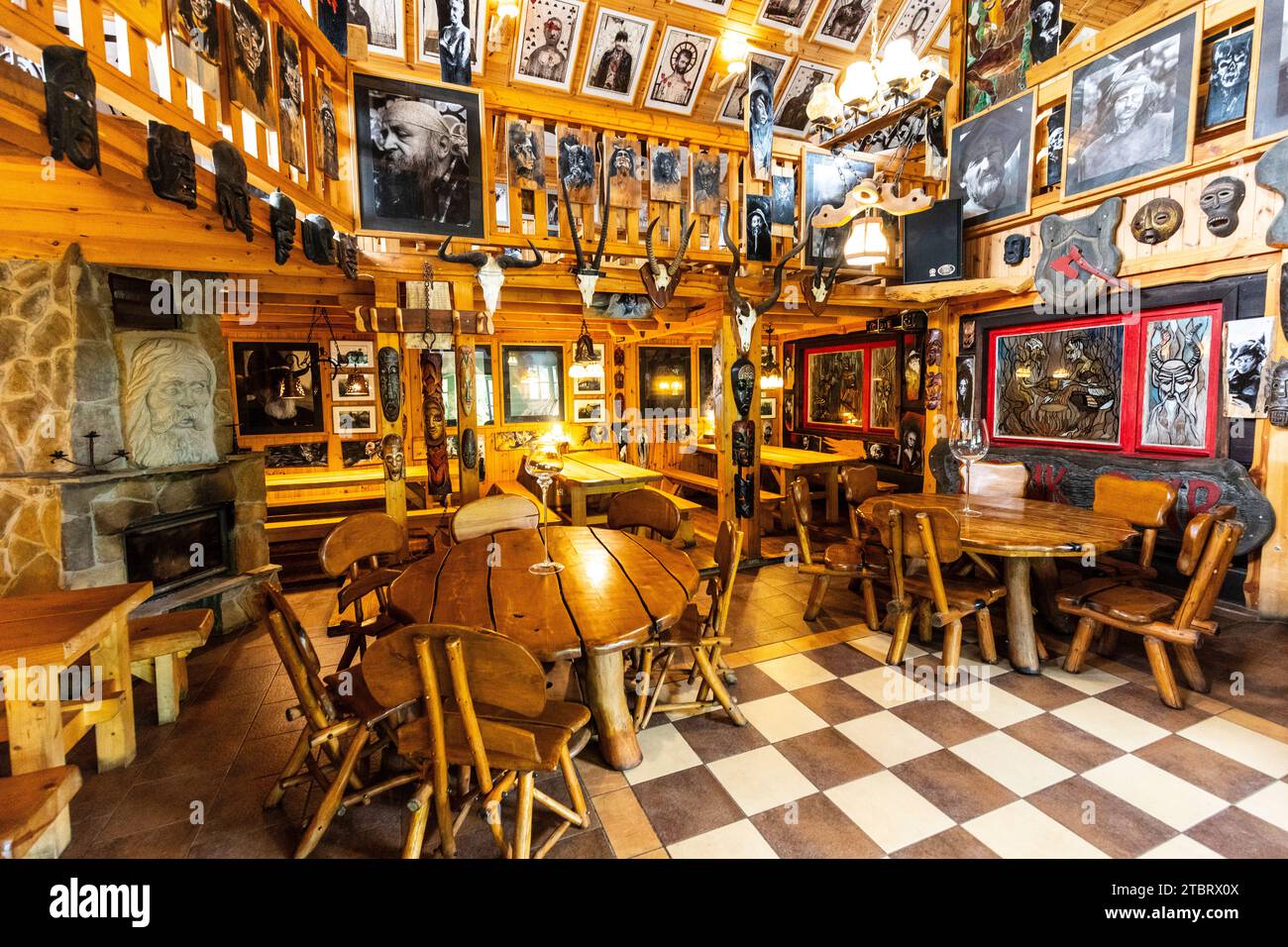 Bar restaurant siekierezada in cisna hi-res stock photography and ...