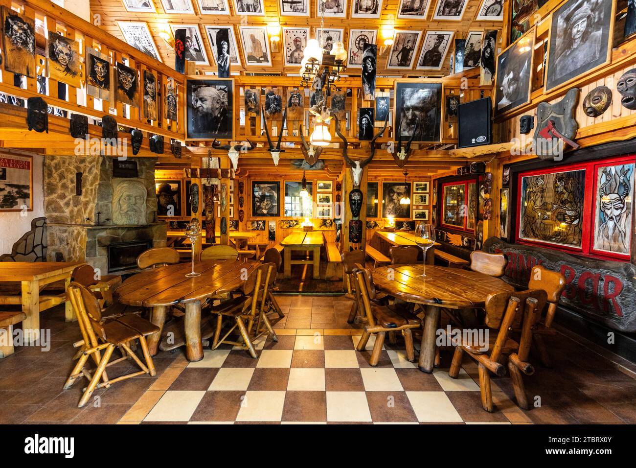 Bar restaurant siekierezada in cisna hi-res stock photography and ...