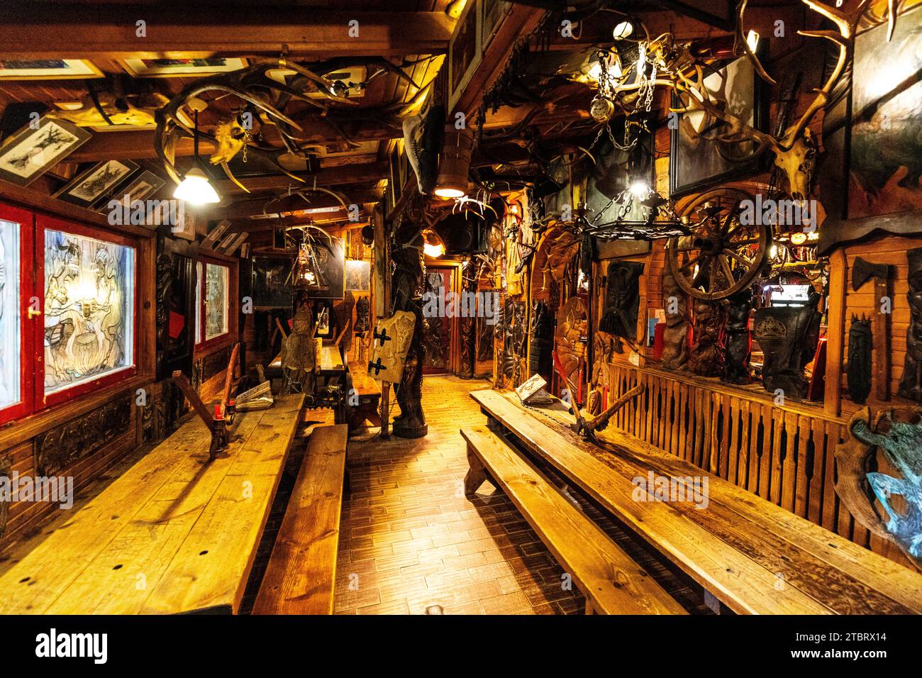 Bar restaurant siekierezada in cisna hi-res stock photography and ...