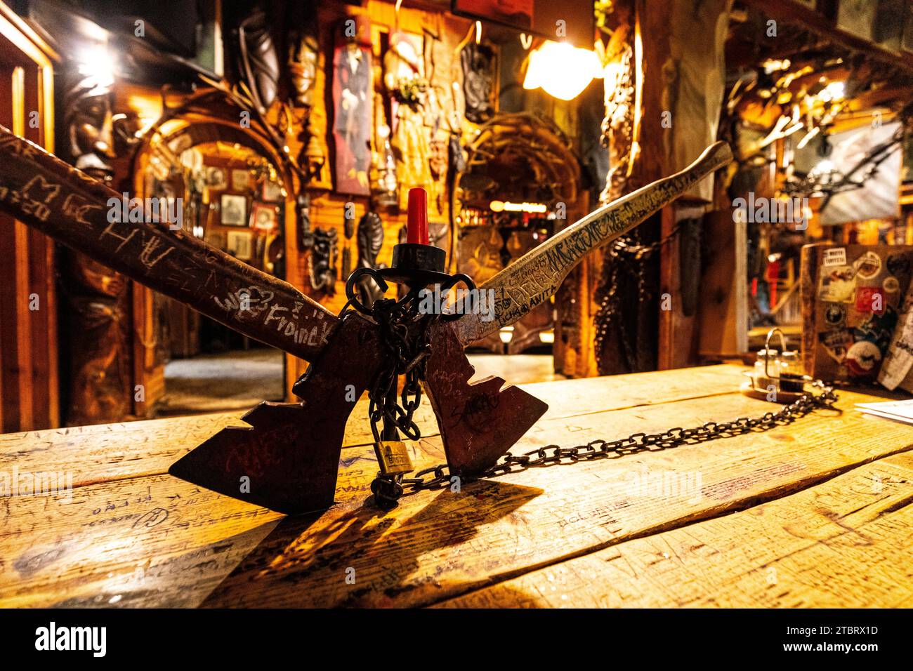 Bar restaurant siekierezada in cisna hi-res stock photography and ...