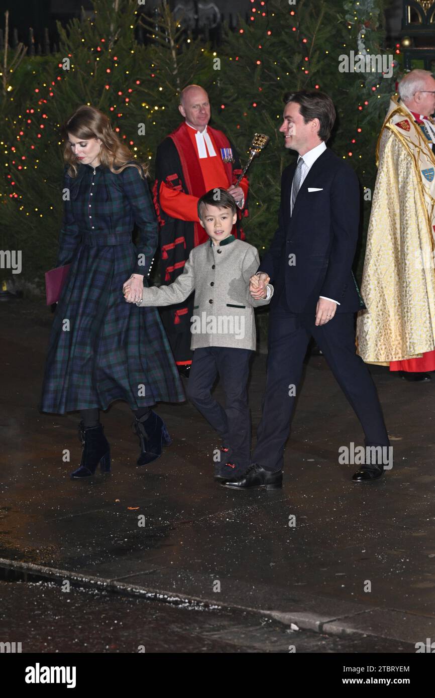 (left to right) Princess Beatrice, Christopher Woolf and Edoardo ...