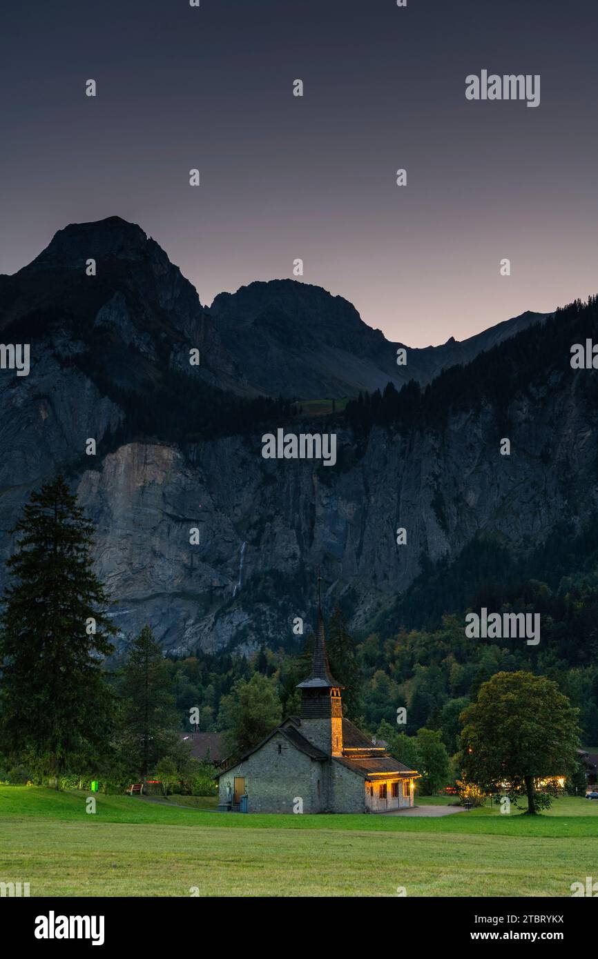 St marys church in kandersteg hi-res stock photography and images - Alamy