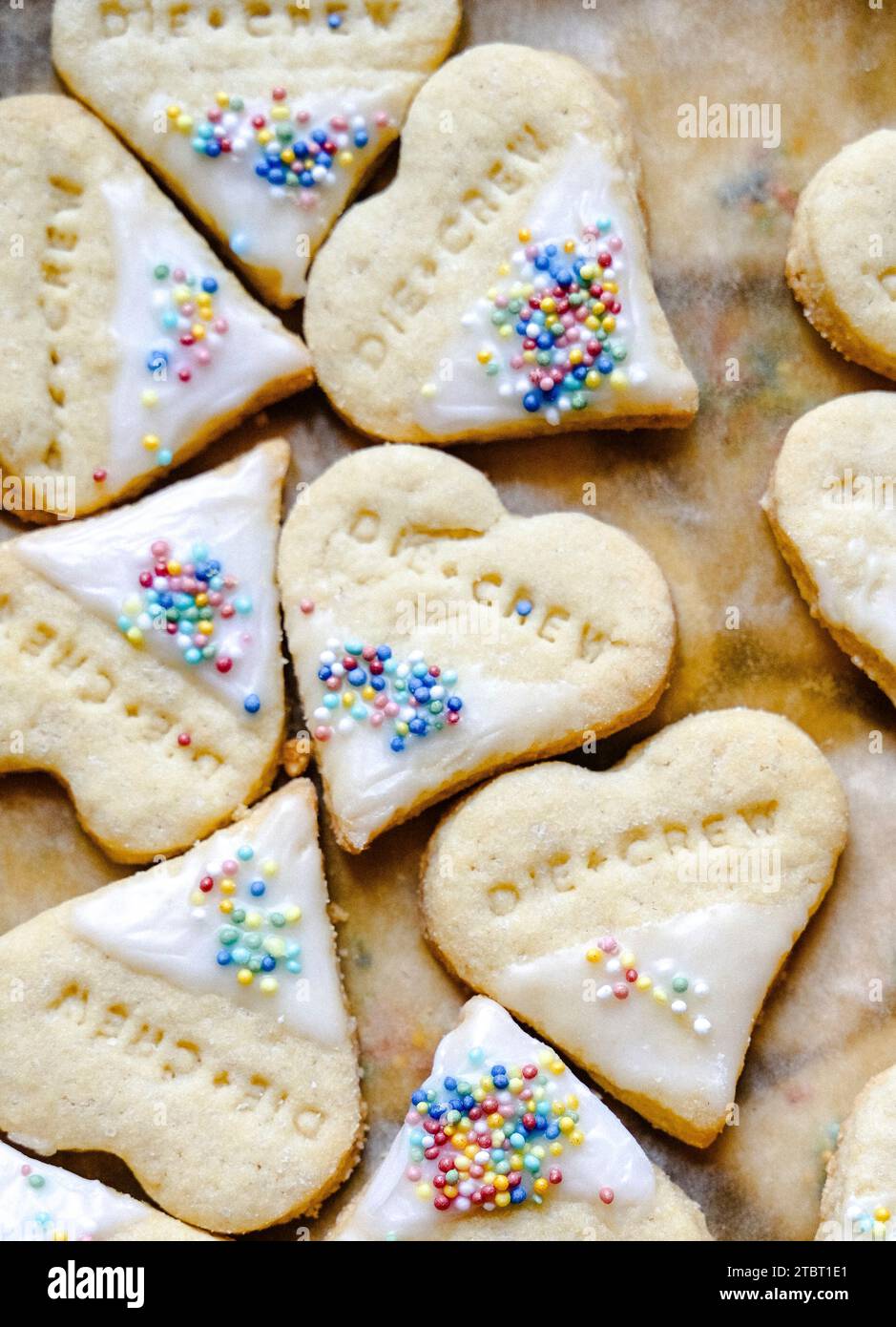 Pastry hearts hi-res stock photography and images - Alamy