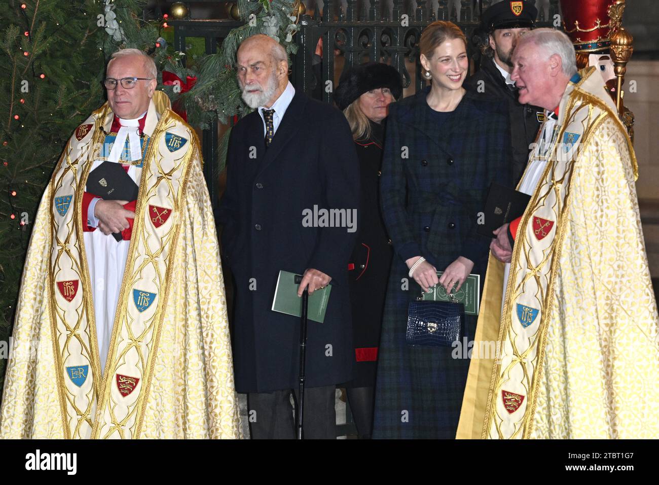 (left to right) The Dean of Westminster, David Hoyle, Prince Michael of ...