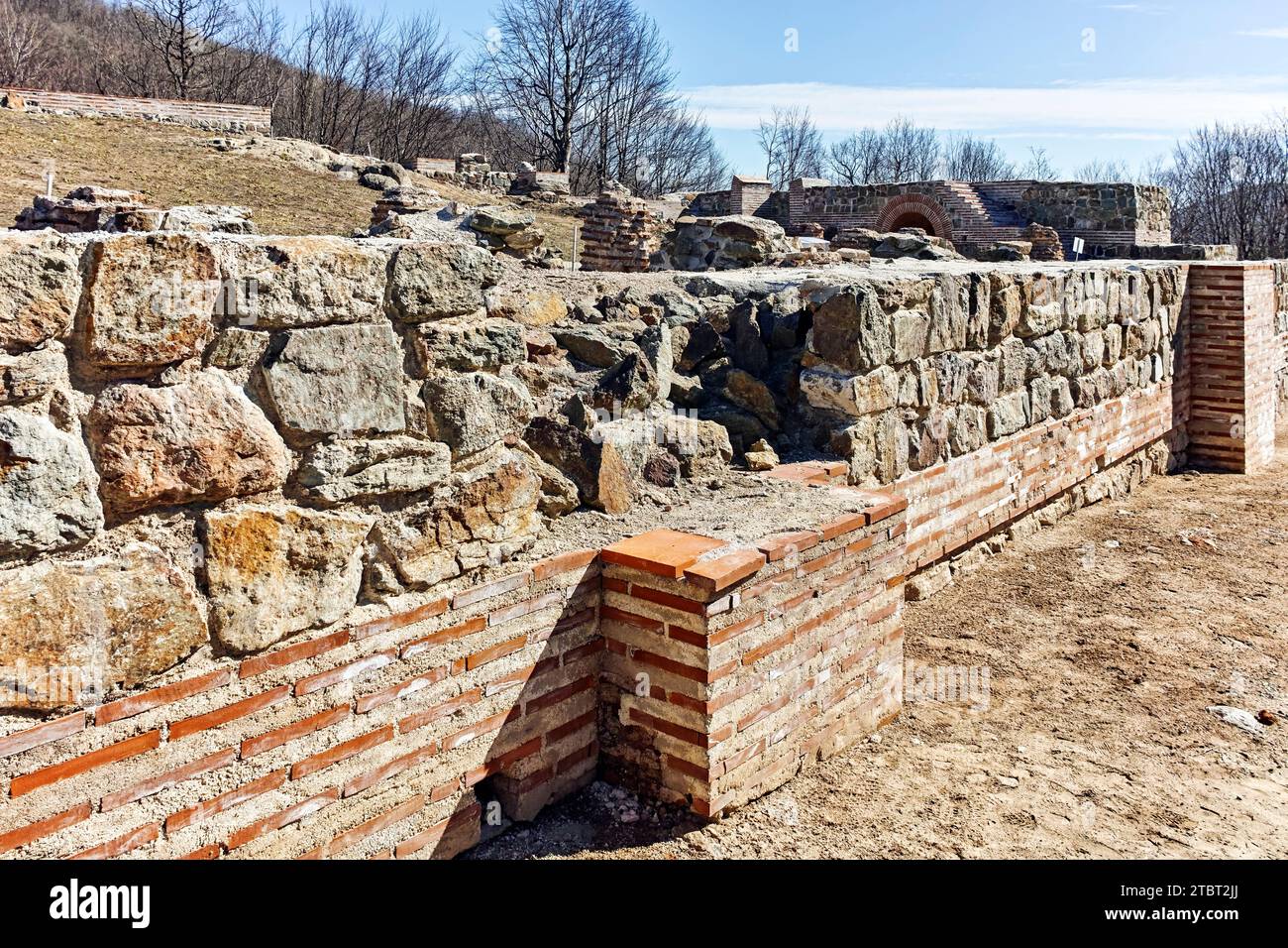 Ruins of Ancient Roman fortress The Trajan's Gate, Sofia Region ...