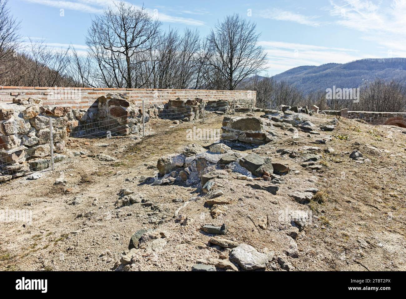 Ruins of Ancient Roman fortress The Trajan's Gate, Sofia Region ...