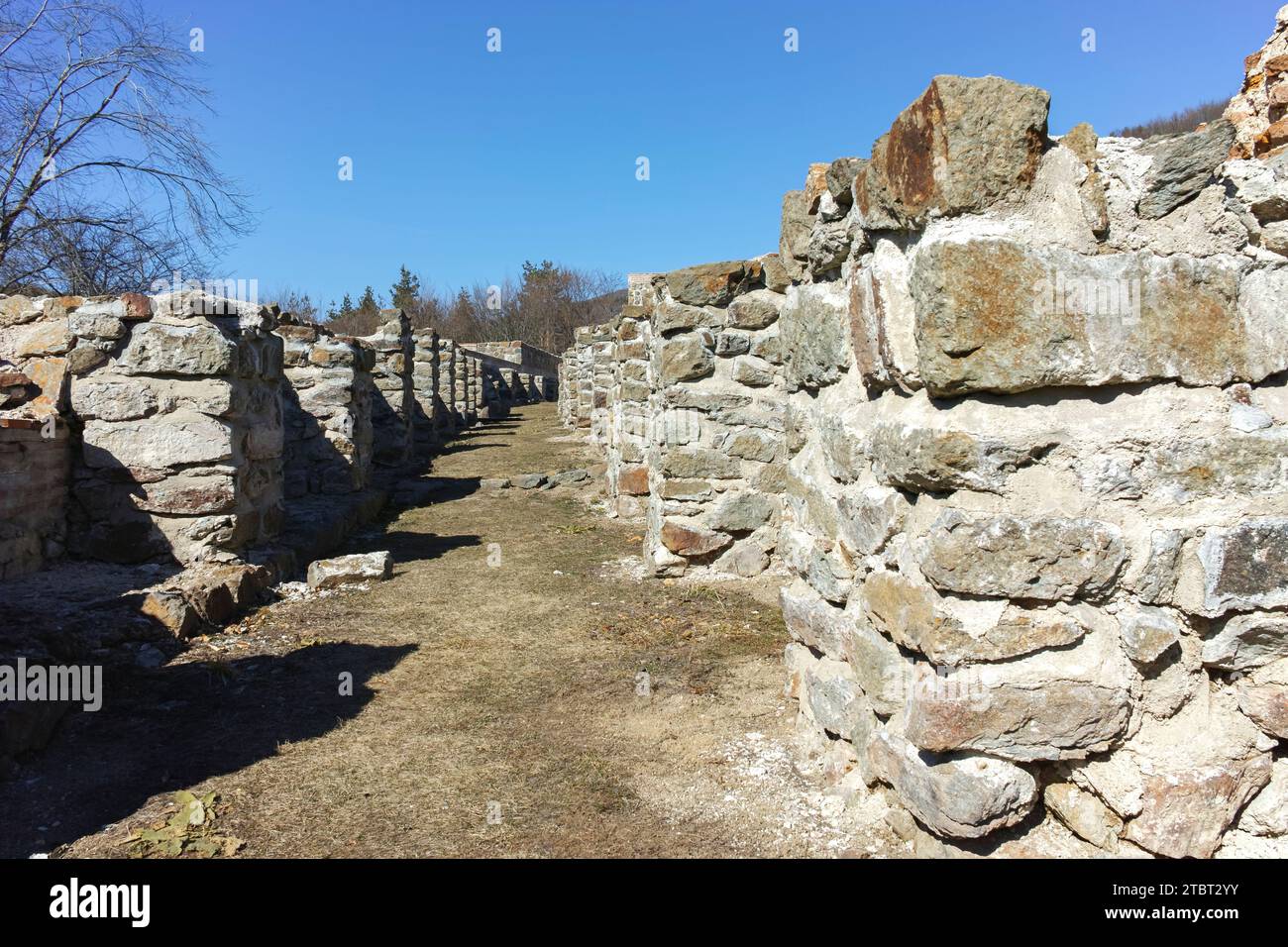 Ruins of Ancient Roman fortress The Trajan's Gate, Sofia Region ...