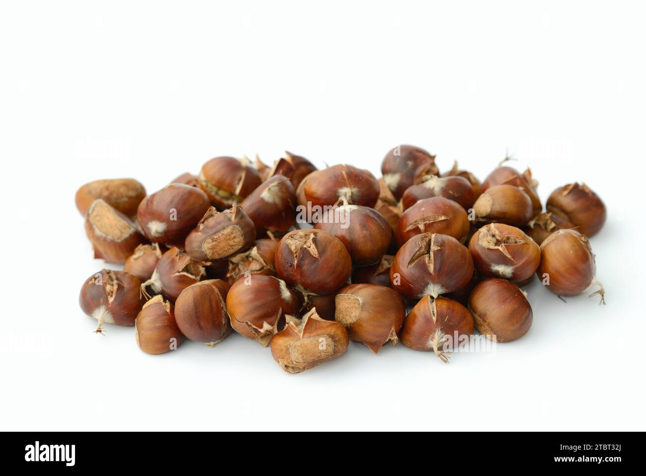 Sweet chestnuts (Castanea sativa Stock Photo - Alamy