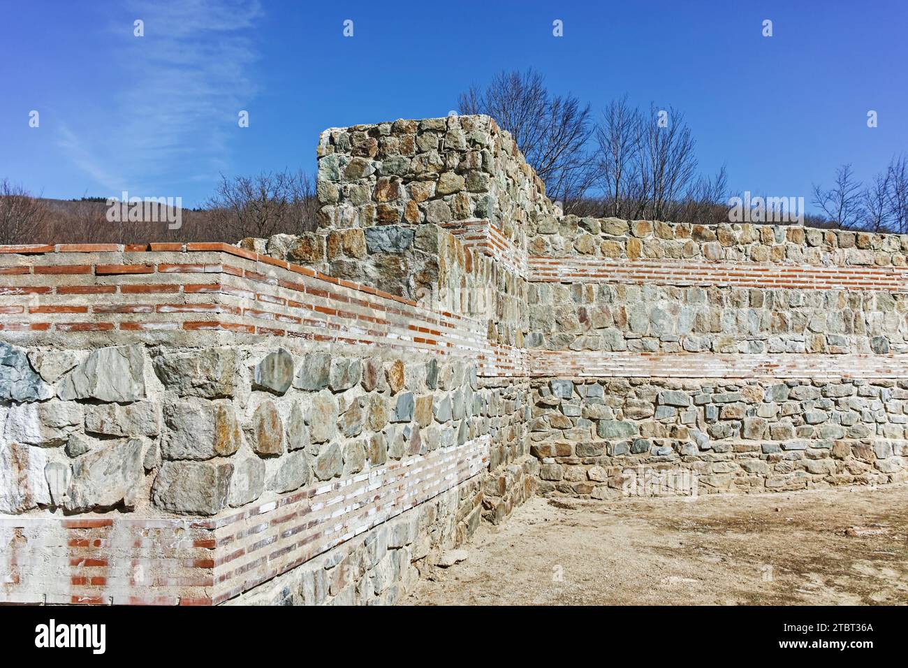 Ruins of Ancient Roman fortress The Trajan's Gate, Sofia Region ...