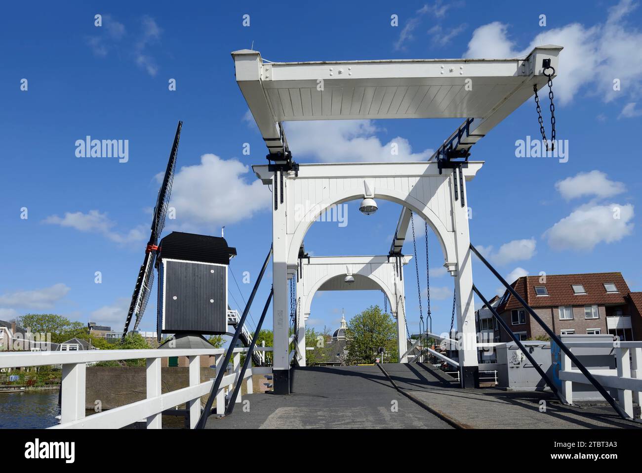 Bridge windmill leiden netherlands hi-res stock photography and images ...