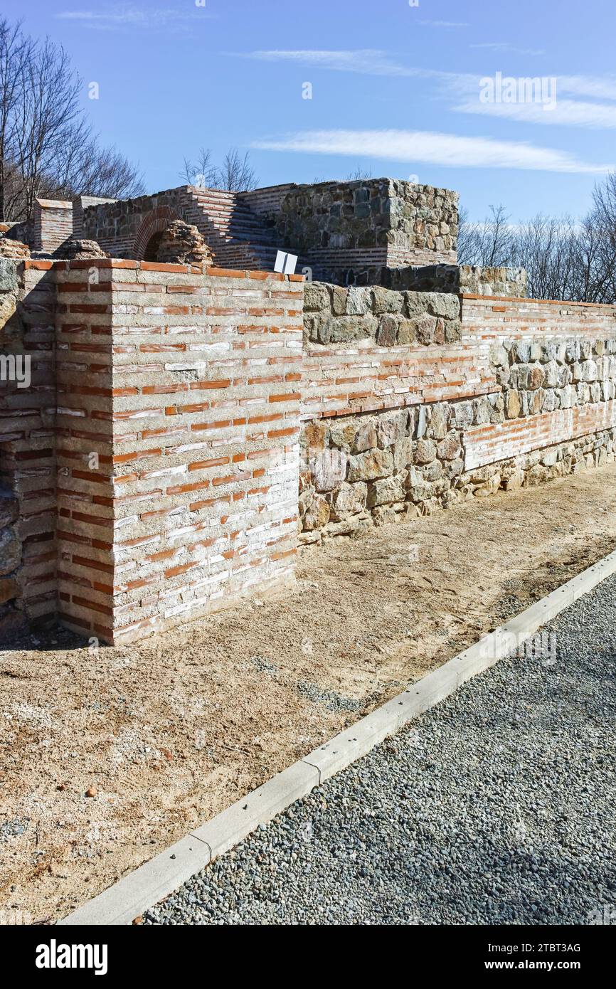 Ruins of Ancient Roman fortress The Trajan's Gate, Sofia Region ...