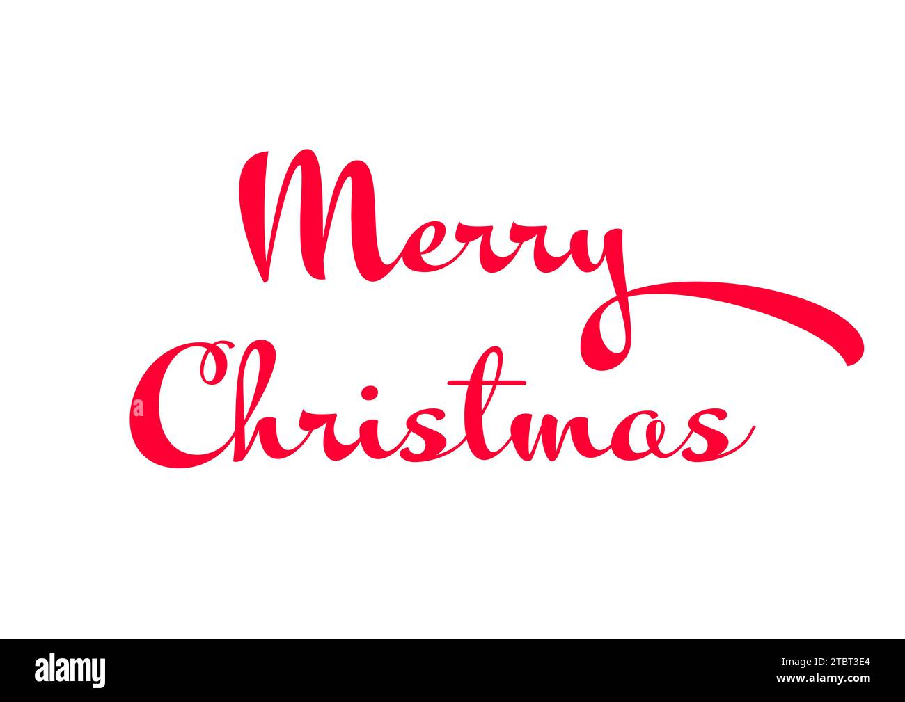 Merry bright card Cut Out Stock Images & Pictures - Alamy