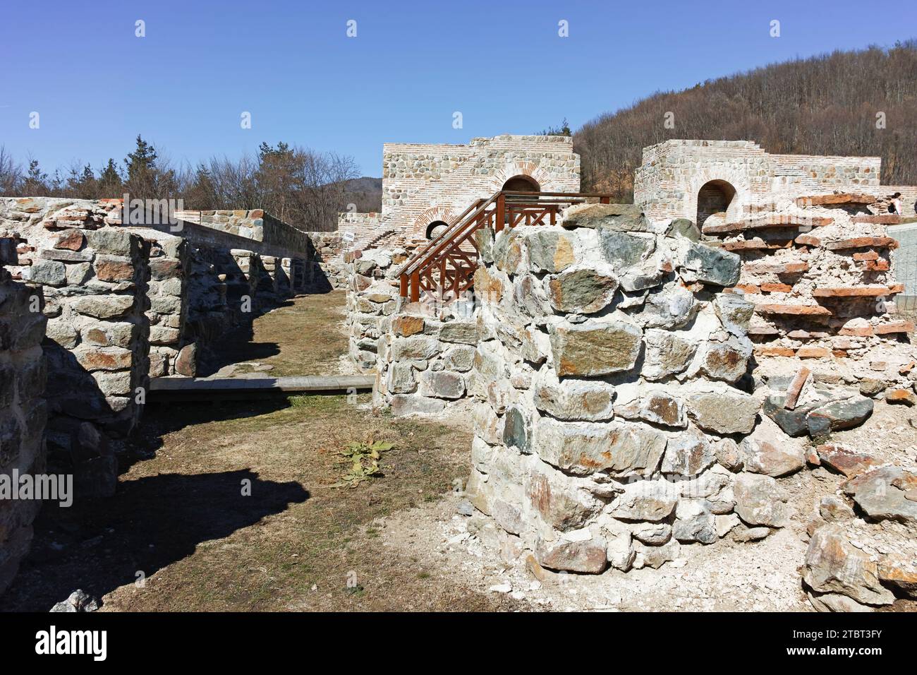 Ruins of Ancient Roman fortress The Trajan's Gate, Sofia Region ...