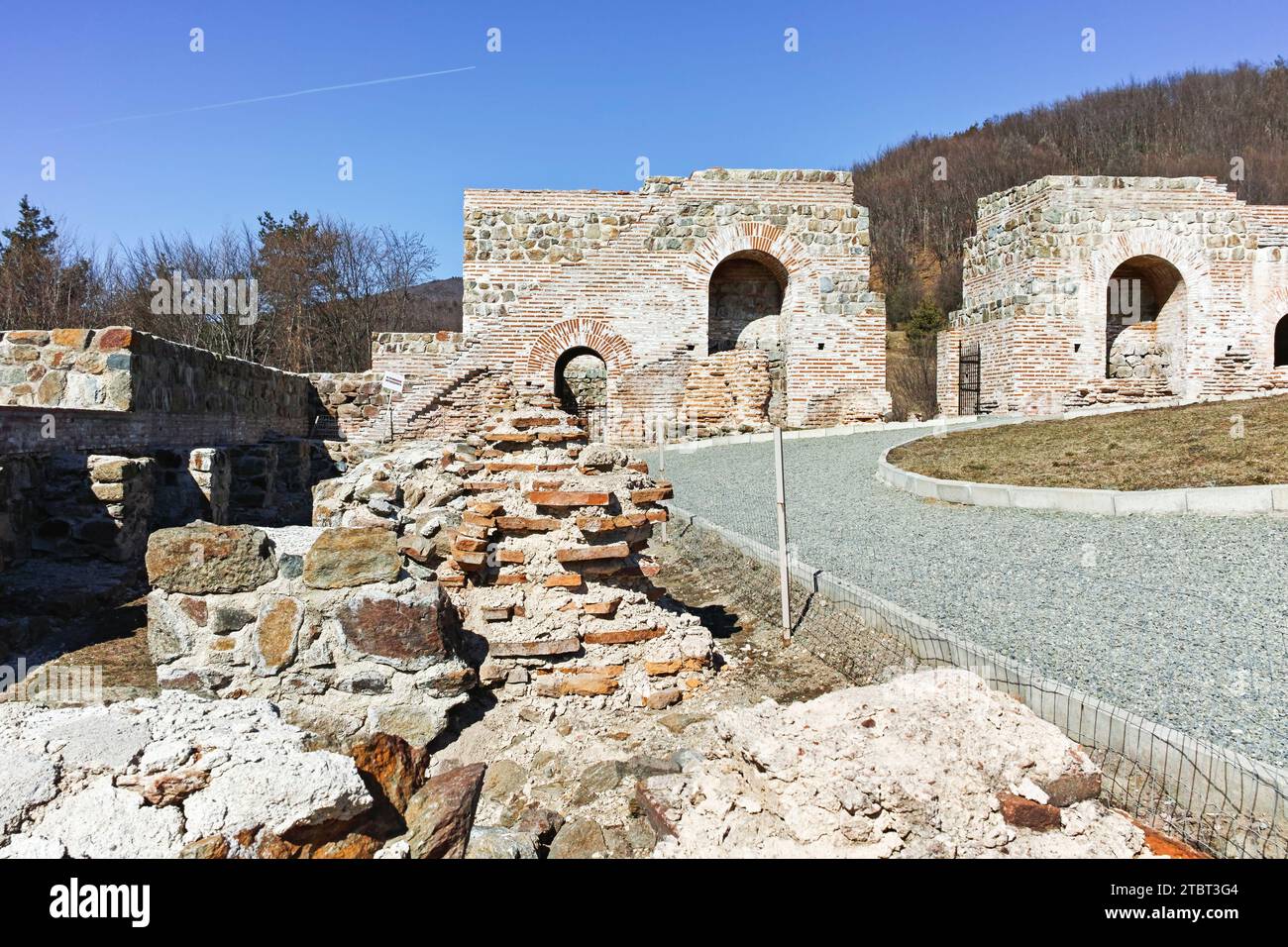 Ruins of Ancient Roman fortress The Trajan's Gate, Sofia Region ...