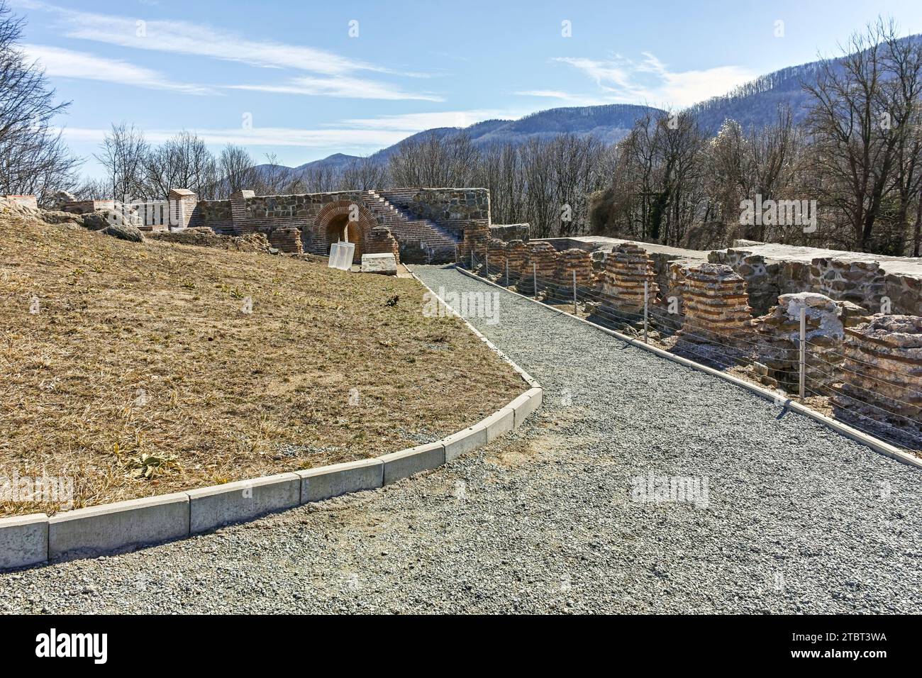 Ruins of Ancient Roman fortress The Trajan's Gate, Sofia Region ...