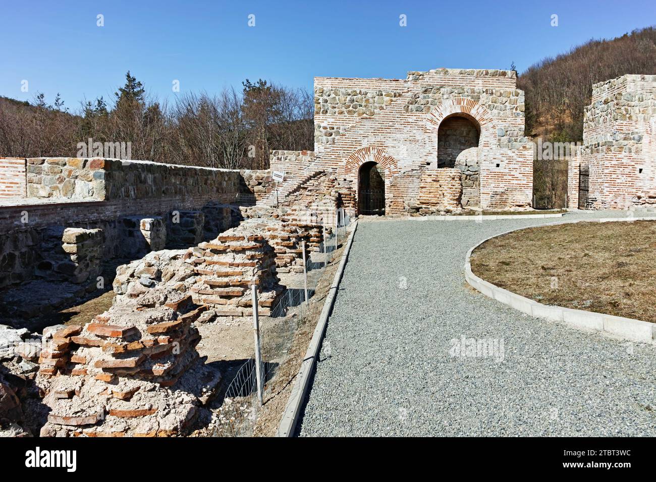 Ruins of Ancient Roman fortress The Trajan's Gate, Sofia Region ...
