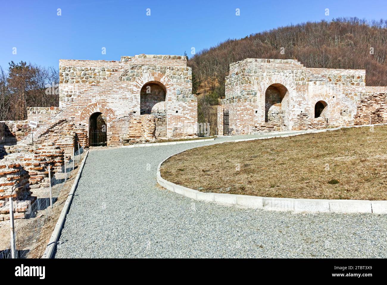 Ruins of Ancient Roman fortress The Trajan's Gate, Sofia Region ...