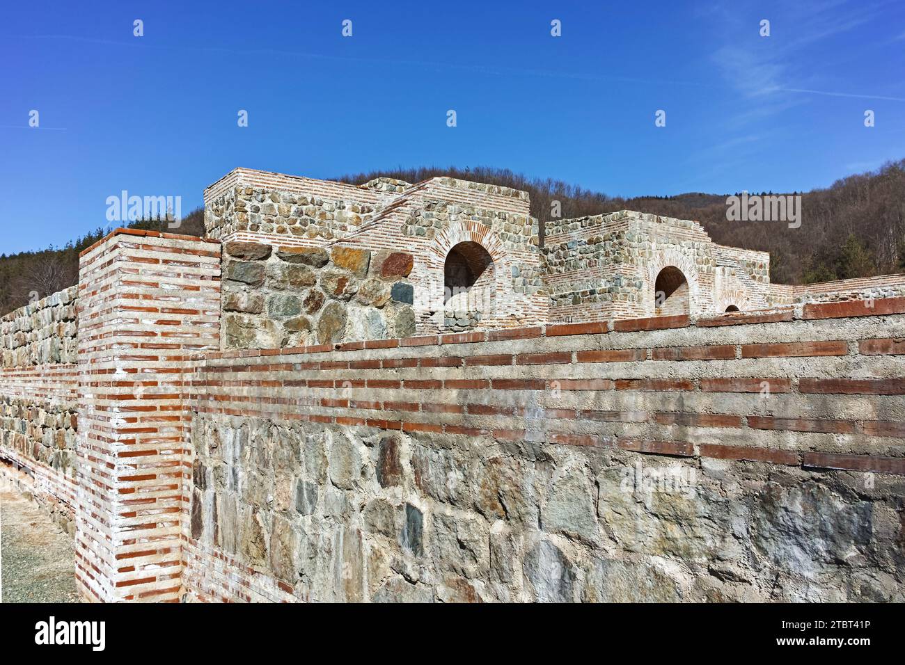 Ruins of Ancient Roman fortress The Trajan's Gate, Sofia Region ...