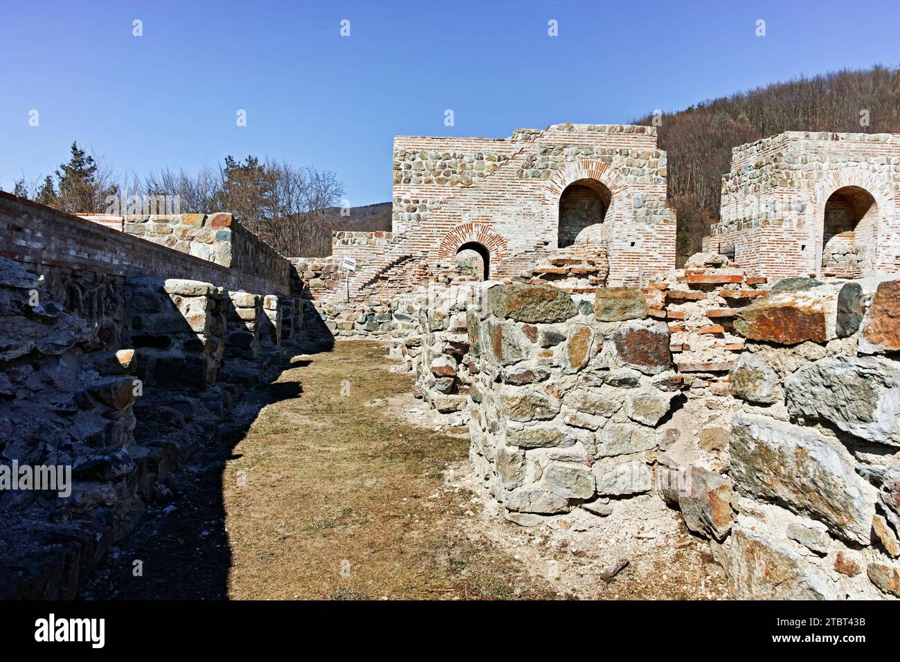 Ruins of Ancient Roman fortress The Trajan's Gate, Sofia Region ...