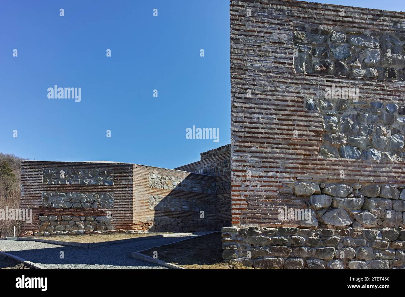 Ruins of Ancient Roman fortress The Trajan's Gate, Sofia Region ...
