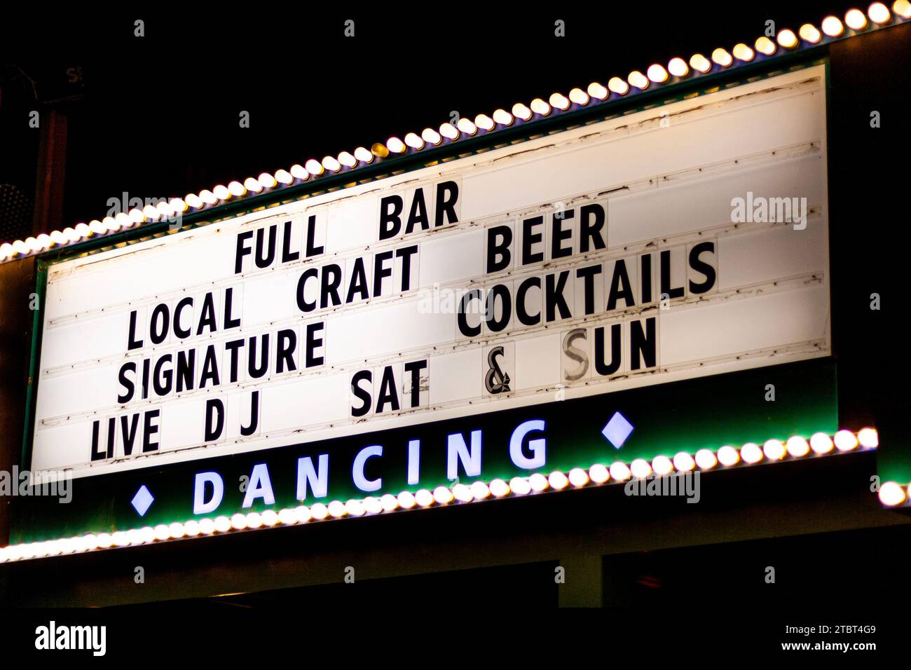 Marquee sign hi-res stock photography and images - Alamy