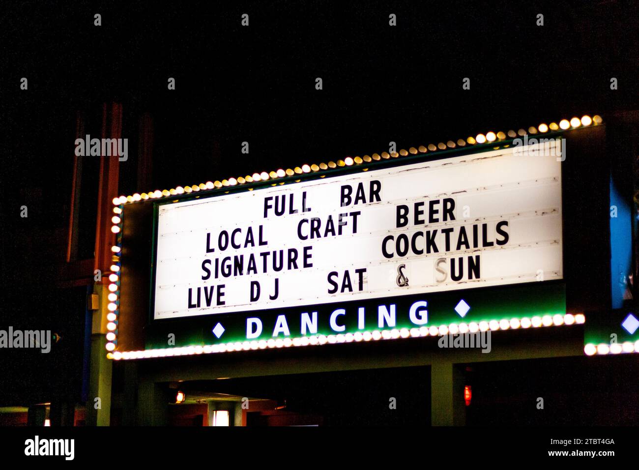 Marquee sign hi-res stock photography and images - Alamy